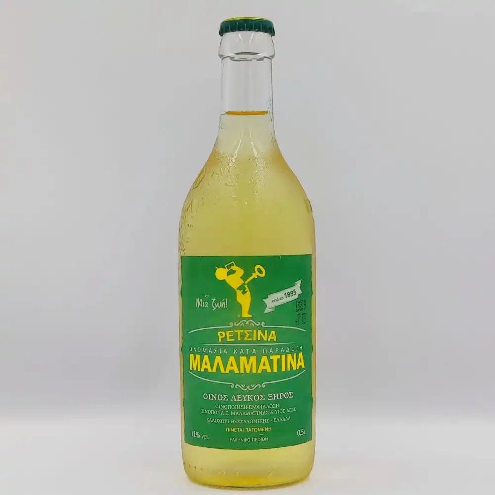 ΜΑΛΑΜΑΤΙΝΑ, ΡΕΤΣΙΝΑ, (0.5Lt) - Κάβα Γκάφας, Ηλεκτρονικό Κατάστημα ...