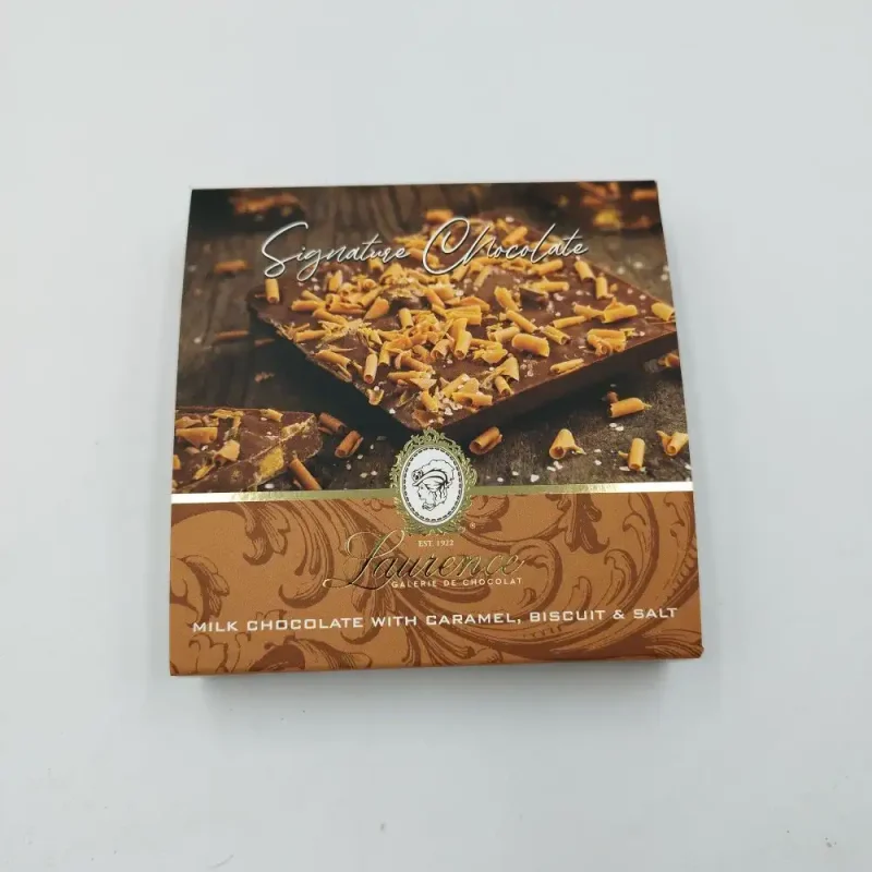 LAURENCE GALERIE DE CHOCOLAT, ΓΑΛΑΚΤΟΣ ΜΕ ΚΑΡΑΜΕΛΑ, ΜΠΙΣΚΟΤΟ & ΑΛΑΤΙ ...